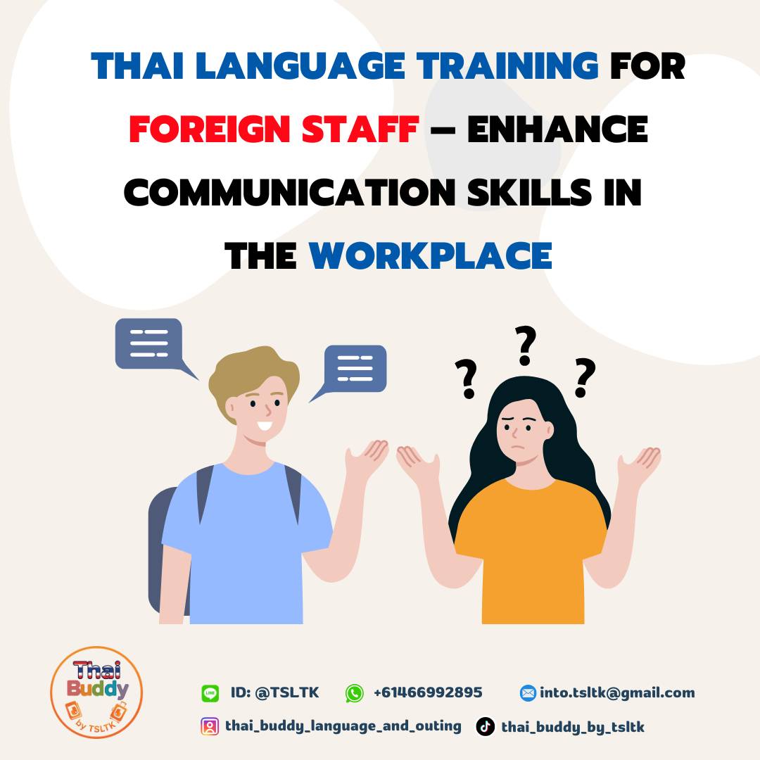 Thai language course for foreign employeesThai Language Training